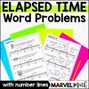 Elapsed Time Word Problems - Marvel Math