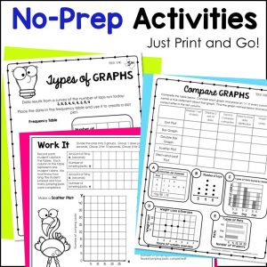 5th Grade Data & Graphing Bundle - Stem and Leaf Plots, Scatterplots ...