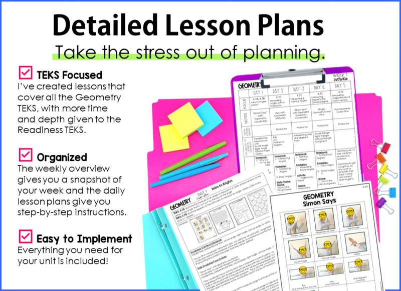 4th Grade Geometry Unit Bundle – Marvel Math