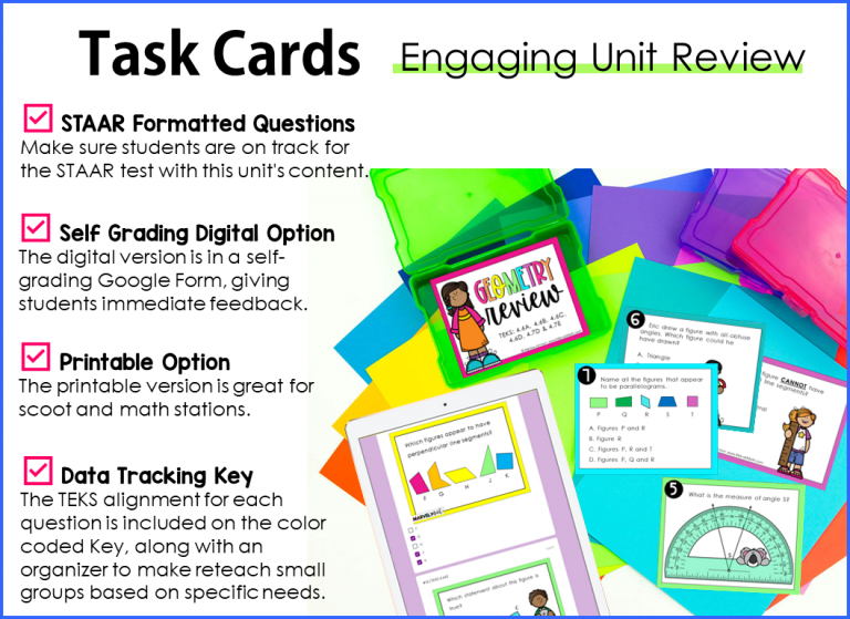 4th Grade Geometry Unit Bundle - Marvel Math