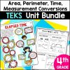 4th Grade Measurement Unit Bundle - Marvel Math