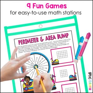 4th Grade Area, Perimeter, Elapsed Time, Measurement Conversions Games ...