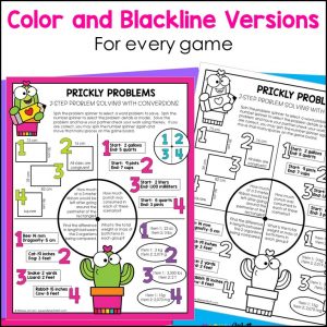 4th Grade Area, Perimeter, Elapsed Time, Measurement Conversions Games ...