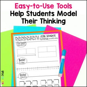 Dry-Erase Pages: Problem Solving w/ Strip Diagrams, Number Lines ...