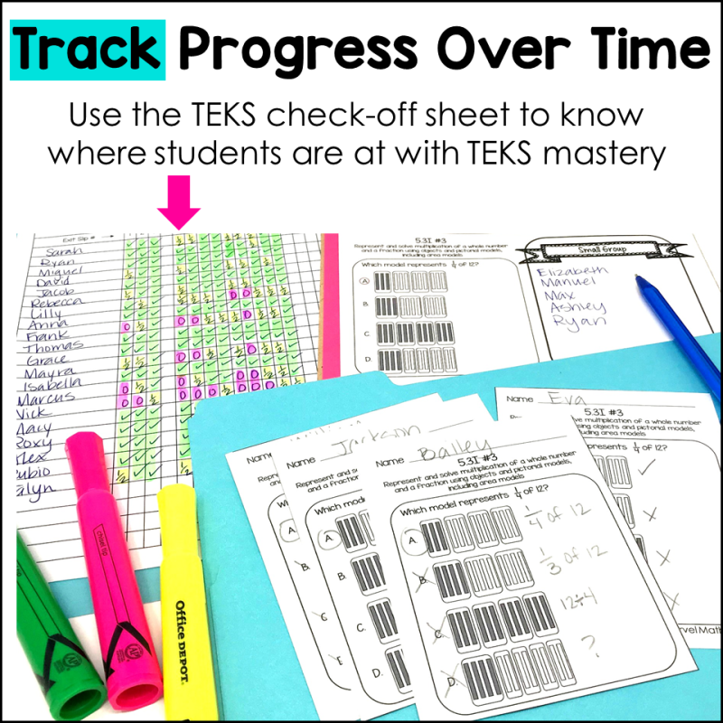 5th Grade Math Exit Tickets Bundle - Marvel Math