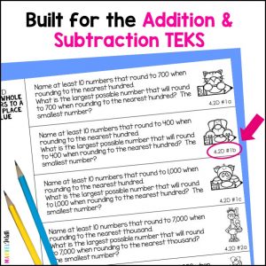 4th grade Addition & Subtraction Math Journal Prompts - Marvel Math