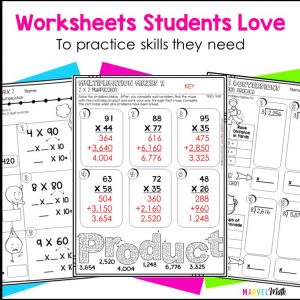 4th Grade Multiplication & Division Unit Bundle - Marvel Math