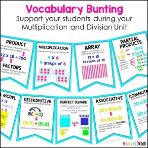 4th Grade Multiplication & Division Unit Bundle - Marvel Math