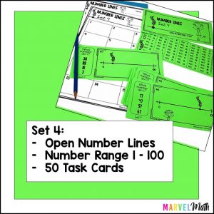 Traditional and Open Number Lines Practice - Marvel Math