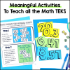 4th Grade Math TEKS Year-Long Curriculum Bundle – Marvel Math