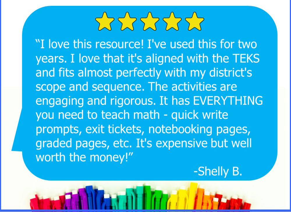 4th Grade Math TEKS Year-Long Curriculum Bundle - Marvel Math