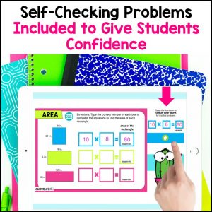 Area of Rectangles using Side Lengths - Digital Activities + Video ...