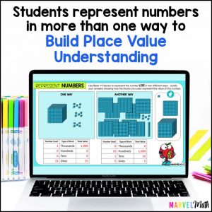 Place Value with Base-10 Blocks – Digital Activities – Marvel Math