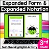 3rd and 4th Grade Digital Place Value Games Bundle - Marvel Math