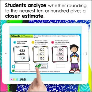 Estimating Sums and Differences - Round to Nearest Ten or Hundred ...