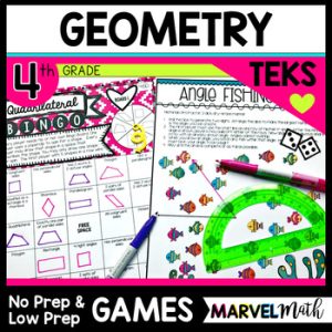 4th Grade Geometry Games - Marvel Math