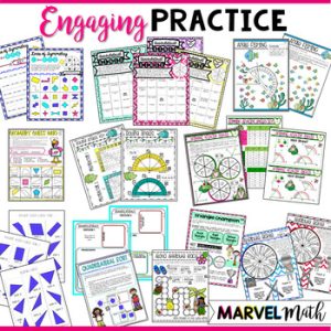 4th Grade Geometry Games - Marvel Math