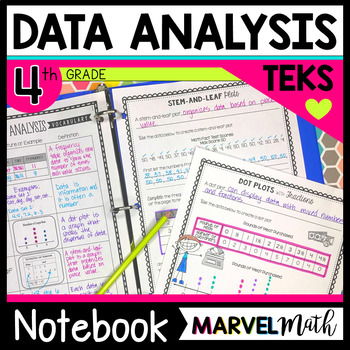 4th Grade TEKS Dot Plots, Stem and Leaf Plots, Graphs, Data Analysis ...
