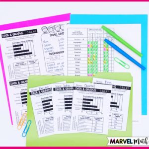 3rd Grade Data & Graphing Exit Tickets - Marvel Math