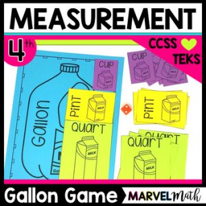 Gallon Game: Practicing Measurement Conversions - Marvel Math