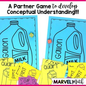 Gallon Game: Practicing Measurement Conversions - Marvel Math