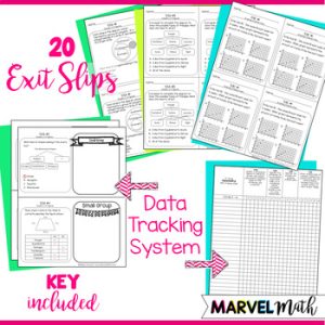 5th Grade Geometry Exit Tickets - Marvel Math