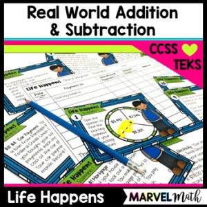 Life Happens: Real World Addition and Subtraction - Marvel Math