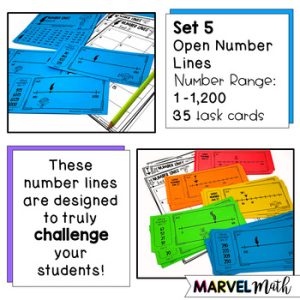 Traditional and Open Number Lines Practice - Marvel Math