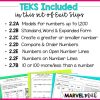 2nd Grade Place Value TEKS Exit Tickets - Marvel Math