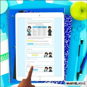 4th Grade Financial Literacy Tests - Digital and Print - Marvel Math