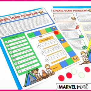4th Grade Addition & Subtraction No Prep Games - Marvel Math