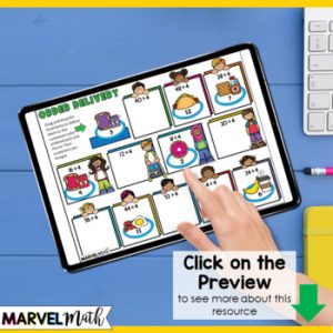 Division Facts ÷ 4 FUN Digital Activities – Marvel Math