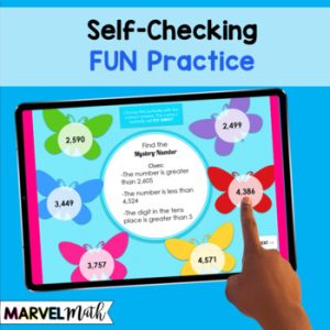 Comparing and Ordering Numbers - Digital Game - Marvel Math