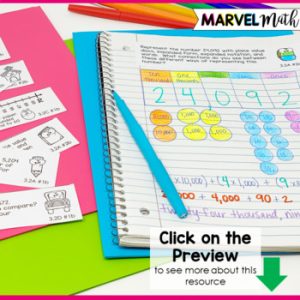 3rd Grade Place Value Math Journal Prompts - Marvel Math