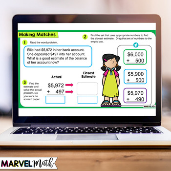 Estimating Sums and Differences - Finding the Closest Estimate - Marvel ...