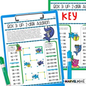 3rd Grade Addition & Subtraction No Prep Games - Marvel Math