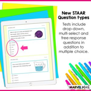 3rd Grade Area, Perimeter, Time & Measurement Tests - Digital and Print ...