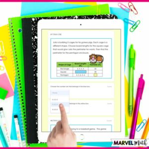 3rd Grade Area, Perimeter, Time & Measurement Tests - Digital and Print ...