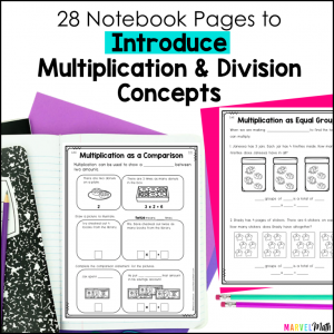3rd Grade Multiplication and Division Interactive Notebook - Math TEKS ...