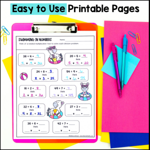 3rd Grade Multiplication and Division Worksheets - TEKS - Marvel Math