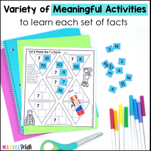 Multiplication Fact Fluency & Division Fact Fluency Bundle - Worksheets ...